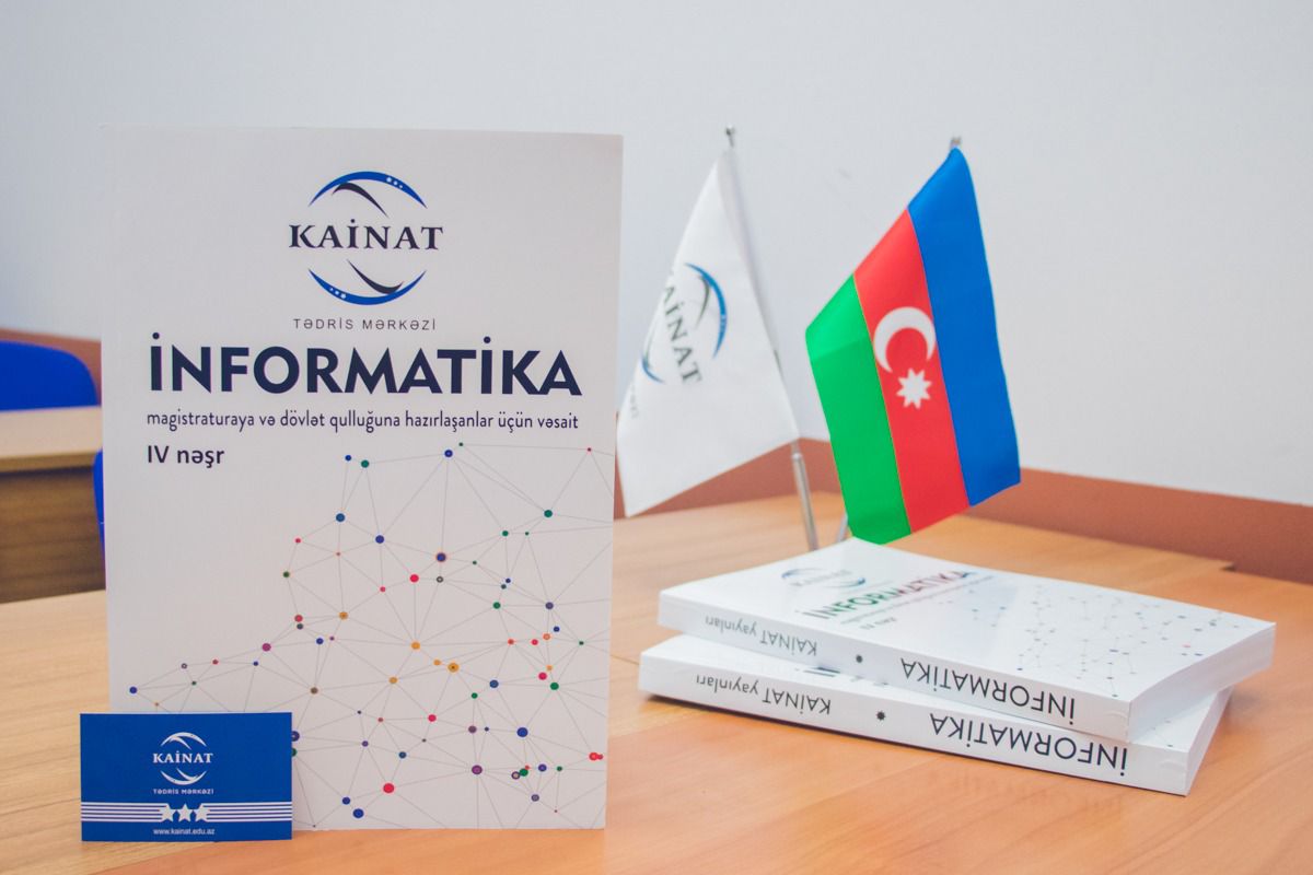İnformatika kitabı – Kainat Tədris Mərkəzi – Kainatdasansa, uğur ...